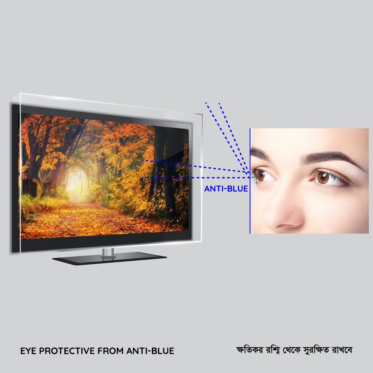 TV Screen Protector Anti Blue Ray Eye Protector in Bangladesh-airDeal ...