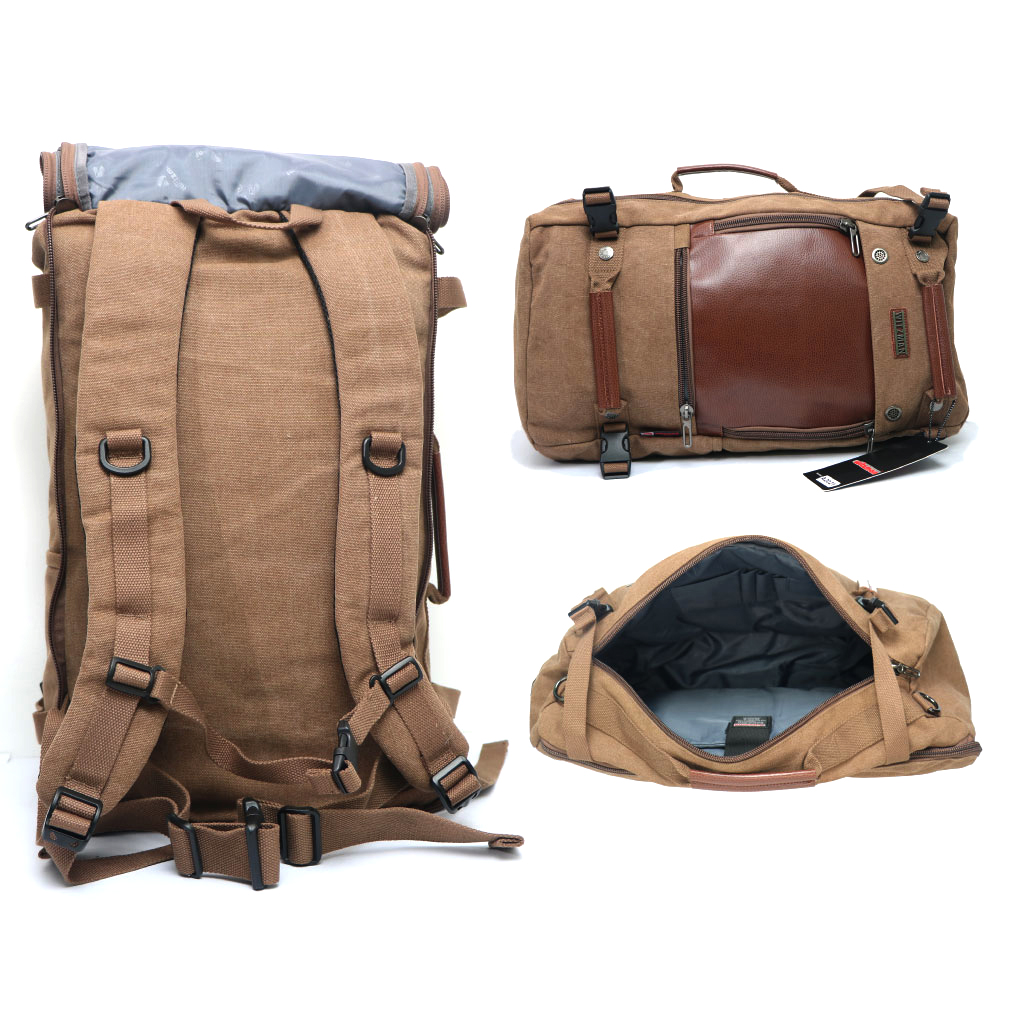 WITZMAN B918 Canvas Rucksack Men Travel Backpack in BD-airDeal.com.bd