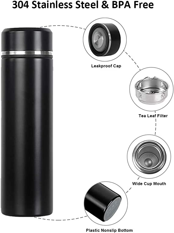 Premium Stainless Steel LED Water Bottle | Digital Temperature Display ...