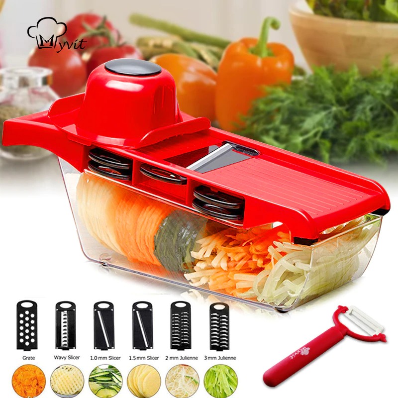 Efficient and Convenient Vegetable Slicer Shredder Cutter - Slice ...