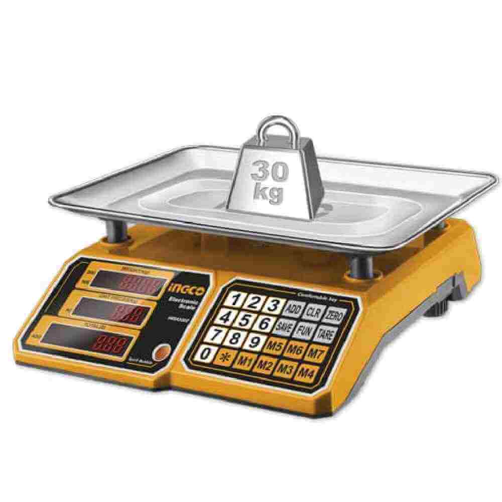 INGCO HESA3303 Electronic Scale Stainless Body 30kg Digital Weight ...