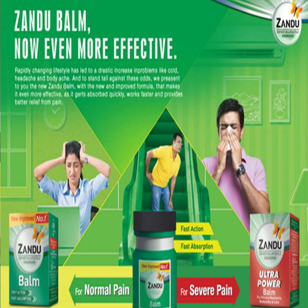 Get Quick Relief with Zandu Balm Ultra Power - Fast-Acting Pain Relief ...