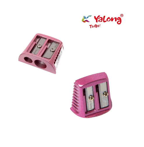 Yalong YL96310 Zinc Metallic Double Hole Sharpener for Student and ...