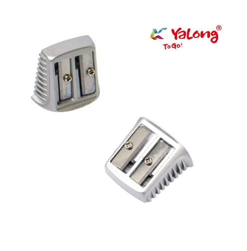 Yalong YL96310 Zinc Metallic Double Hole Sharpener for Student and ...