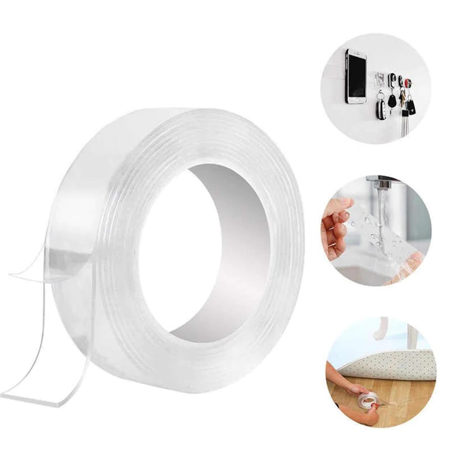 Reusable Magic Tape Nano Tape for Home Storage | Washable, Double-sided ...