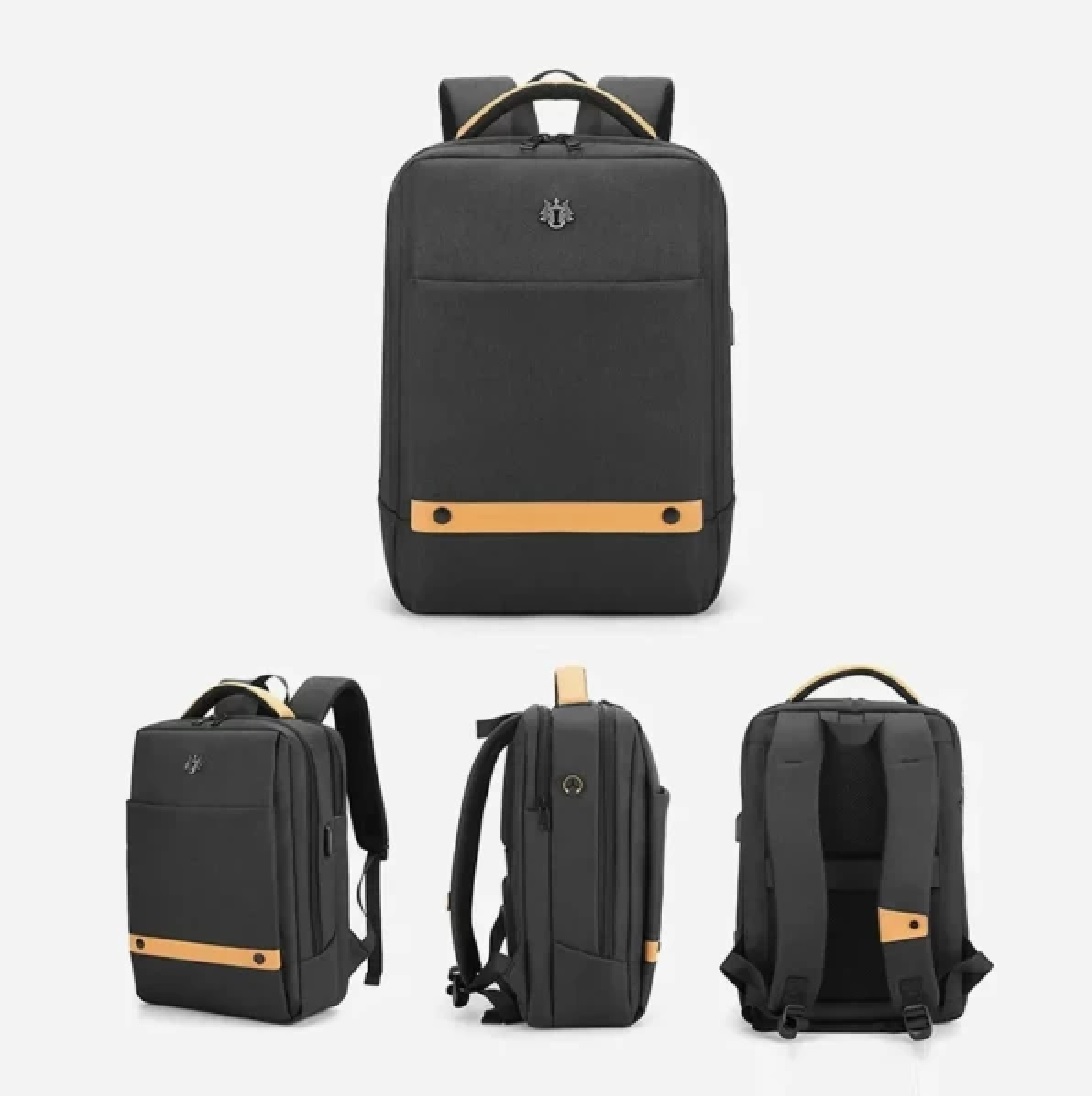 Stylish Golden Wolf GB00378 Laptop Backpack-airDeal.com.bd