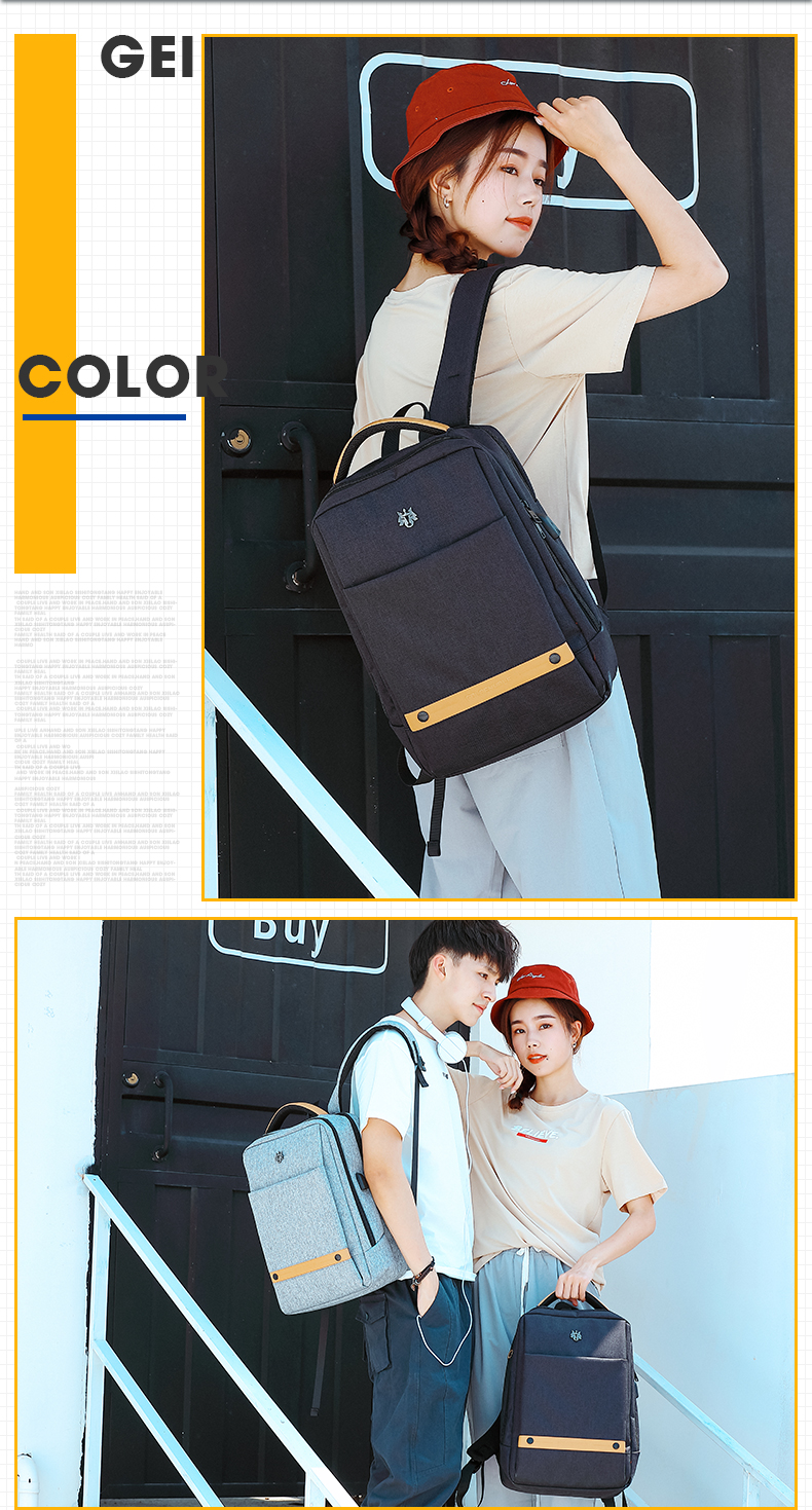 Stylish Golden Wolf GB00378 Laptop Backpack-airDeal.com.bd