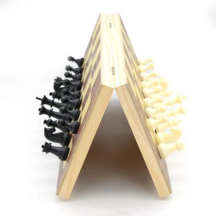 Get Your Xinliye 3 in 1 Magnetic Wooden Chess Set in Bangladesh-airDeal ...