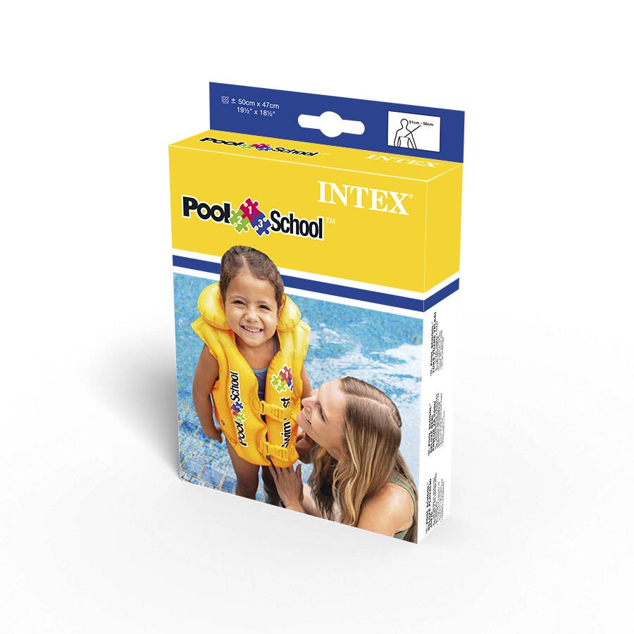 Enjoy Safe Swims with the Intex Pool School Deluxe Swim Vest in ...