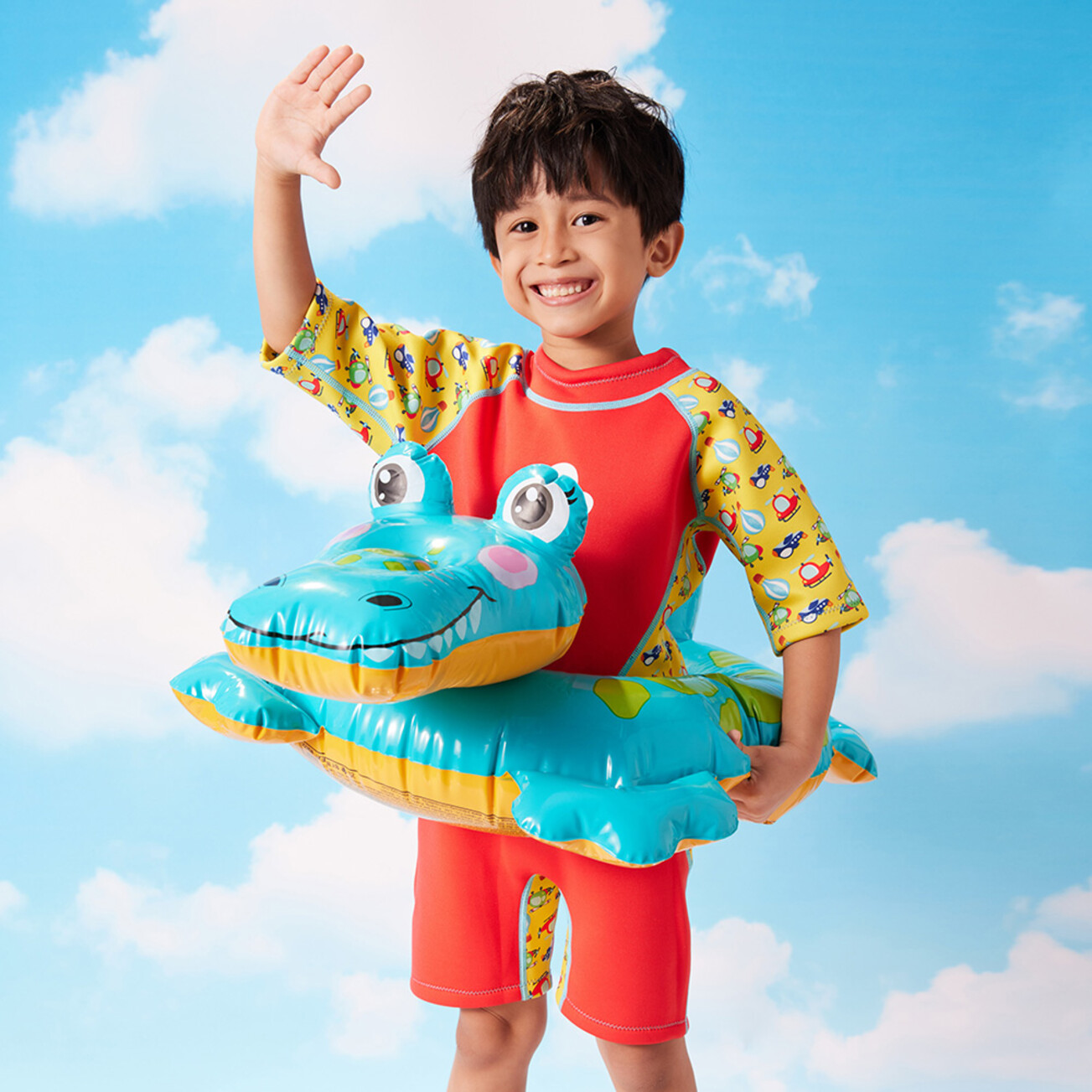 Make a Splash with Intex Wet Set Alligator Swimming Ring Tube | Fun ...