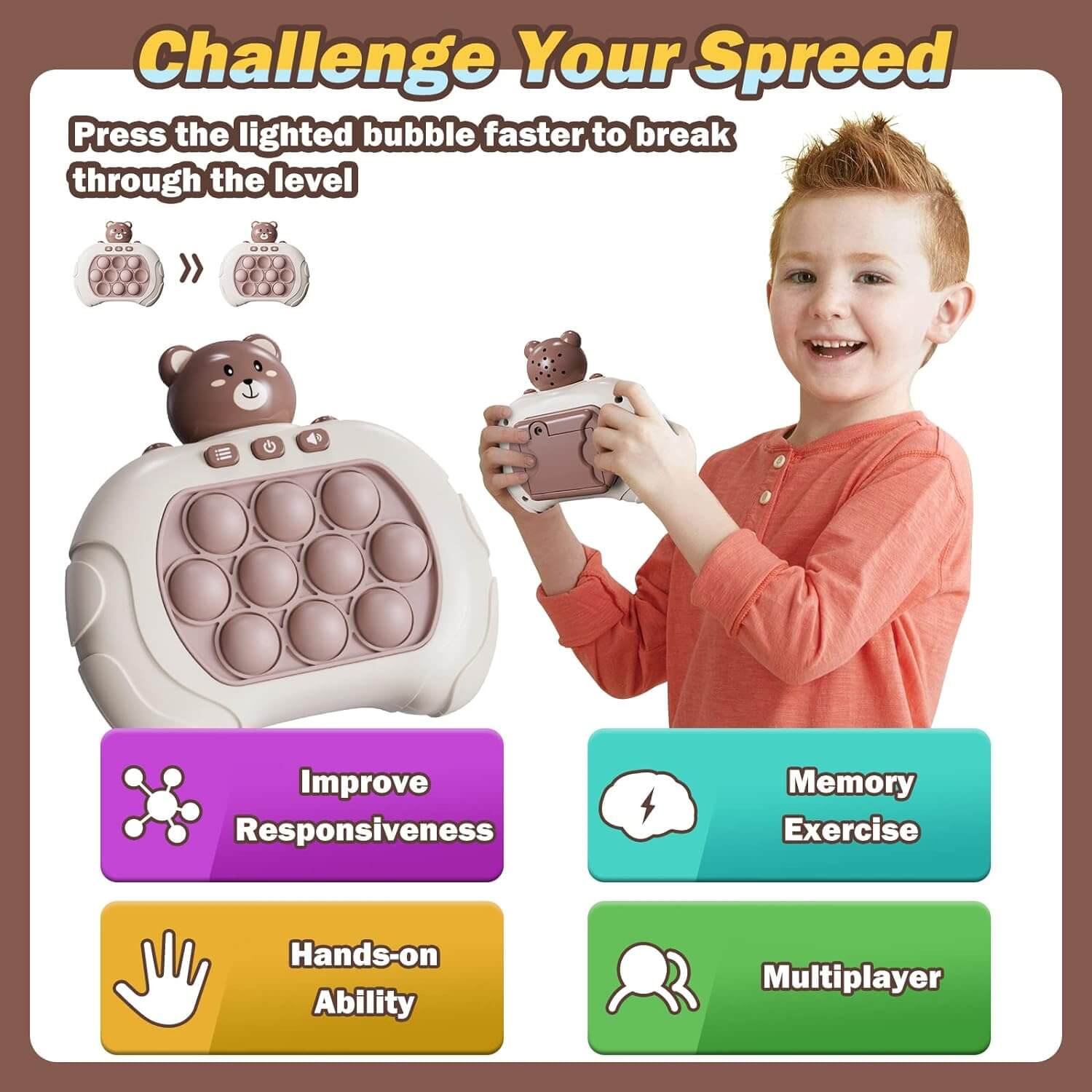 Speed Pass Puzzle Pop: Light & Music Toy for Kids-airDeal.com.bd