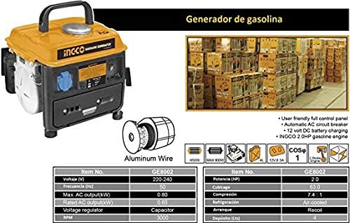 INGCO GE8002 Gasoline Generator in Bangladesh-airDeal.com.bd