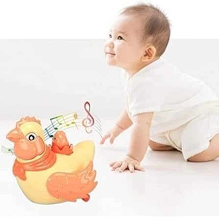 Musical Walking Chicken Toy with Lights & Eggs-airDeal.com.bd