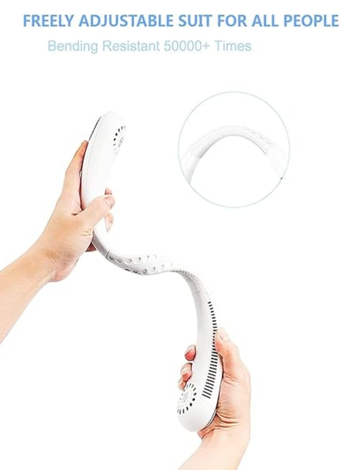 Vaneless Hanging Neck Fan – Stay Cool Hands-Free-airDeal.com.bd