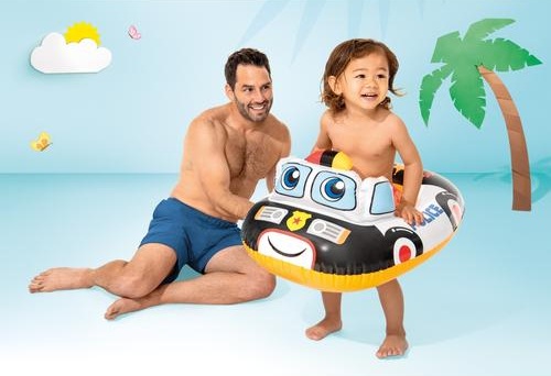 INTEX Police Car inflatable Swim Ring-airDeal.com.bd