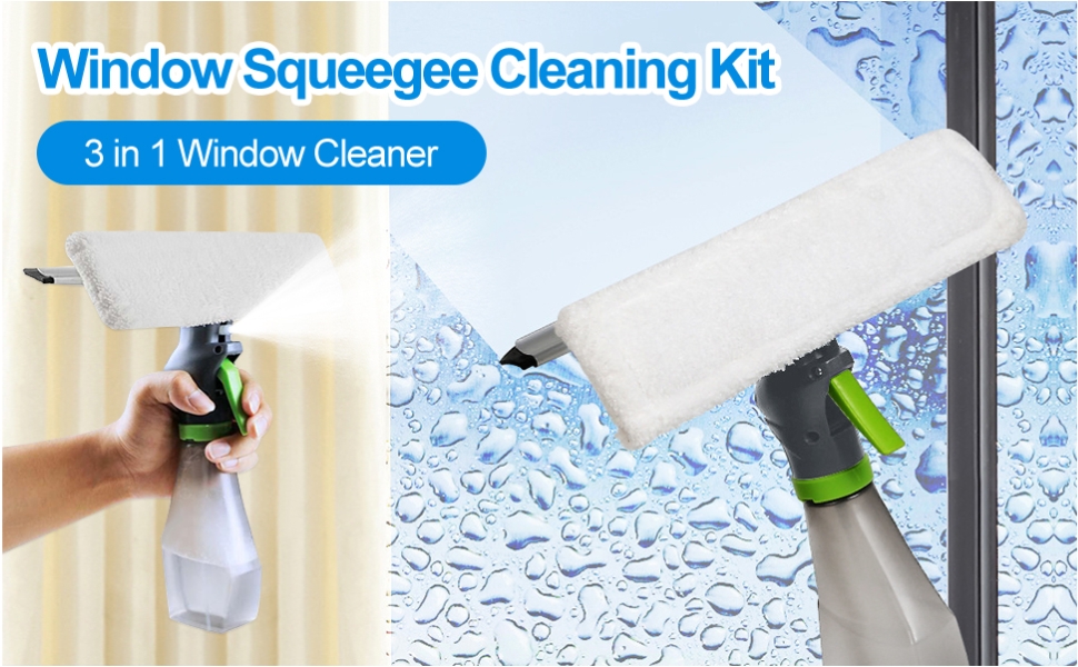 Handheld Window Cleaner – Spray & Wipe-airDeal.com.bd
