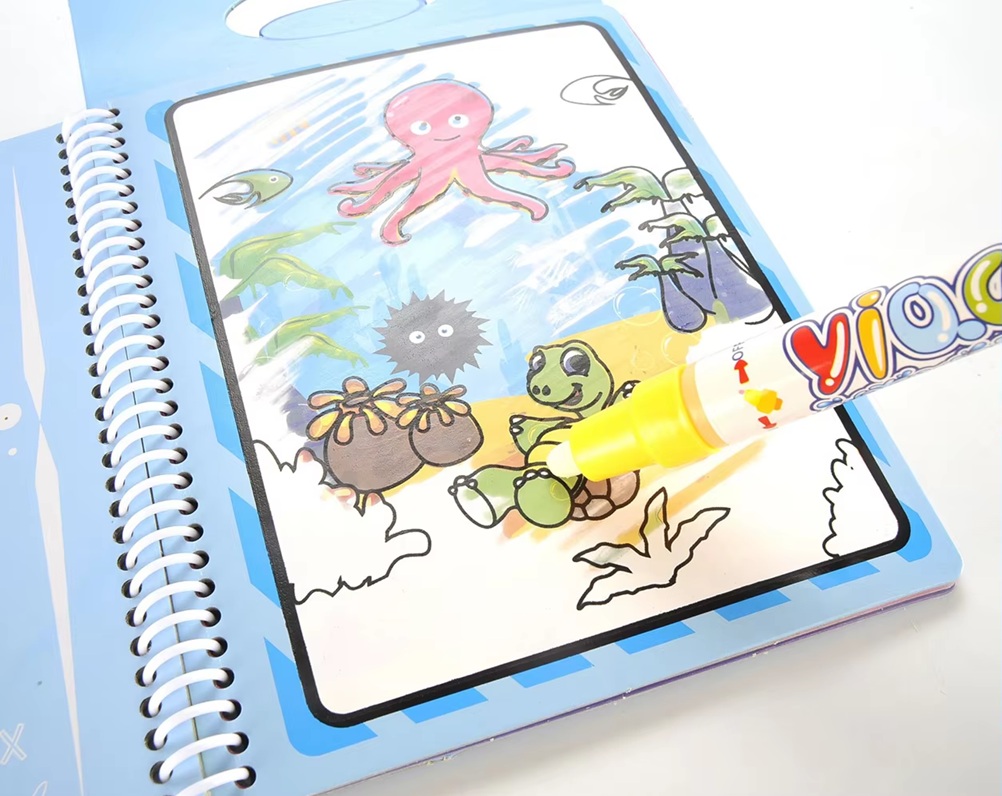 Magic Water Coloring Reusable Book for Kids-airDeal.com.bd