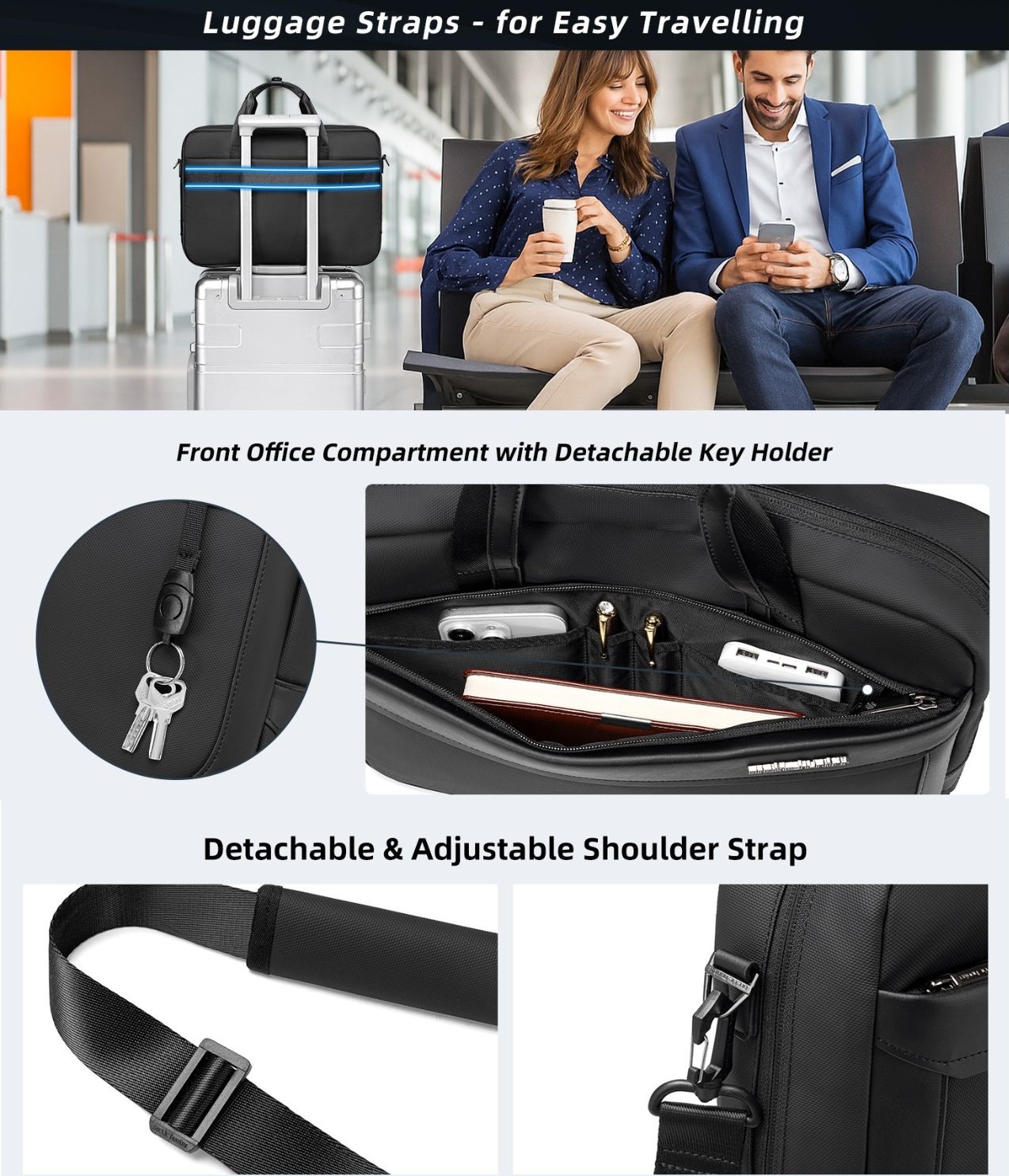 Arctic Hunter GWB00889 15.6″ Water-Resistant Laptop Bag-airDeal.com.bd